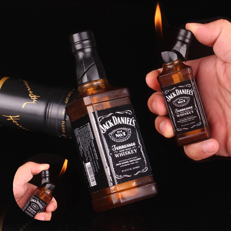 Korek Api Gas Lighter Desain Botol Whiskey Jack Daniels | Lazada Indonesia