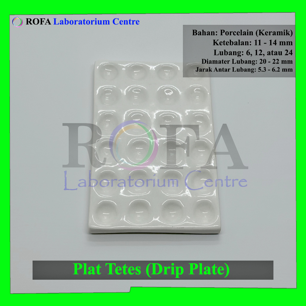 Plat Tetes / Spot Plate / Drip Plate / Alat Sampel Larutan | Lazada ...