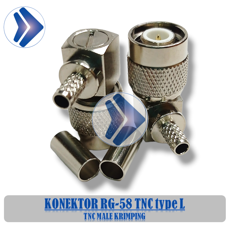 KONEKTOR TNC MALE RG-58 KRIMPING TIPE L | Lazada Indonesia