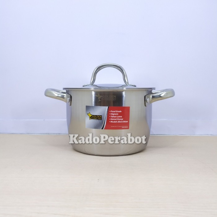 panci full stainless - panci golden flying fish - panci saucepot ...