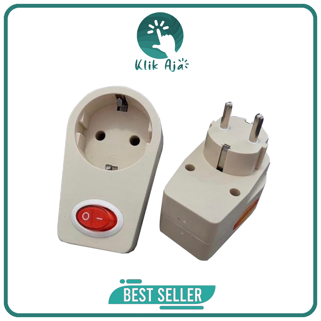 Steker Plug Adaptor + Switch Colokan Listrik + Saklar Visalux V8817 ...