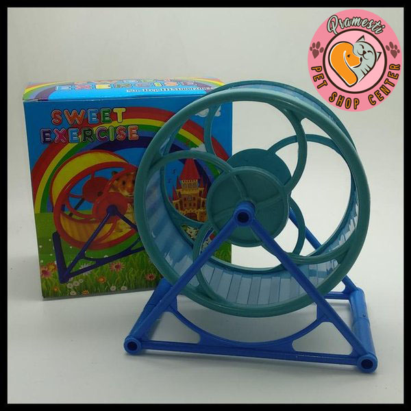 Kincir Roda Putar Mainan Hamster BIRU | Lazada Indonesia