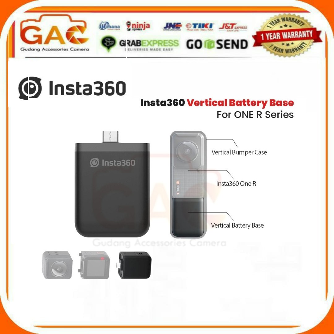 Insta360 ONE R Vertical Battery Base | Lazada Indonesia