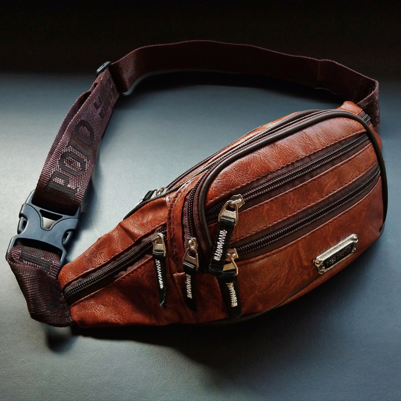 Tas Selempang Pinggang Tas Kulit Waist Pack Pria terbaru Polo Amstar ...