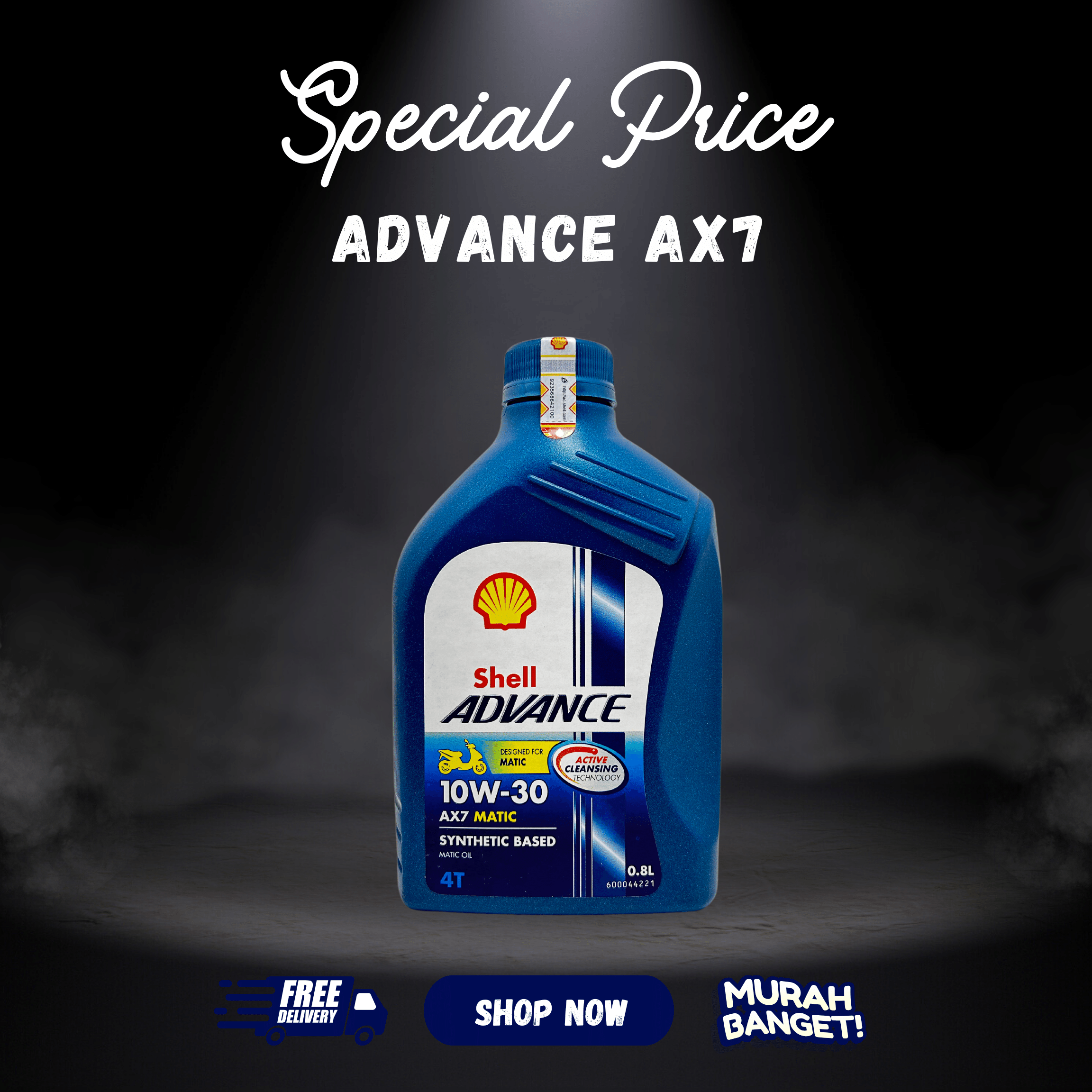 Oli Shell Advance AX7 800ml Shell Advance Oil 0.8 | Lazada Indonesia