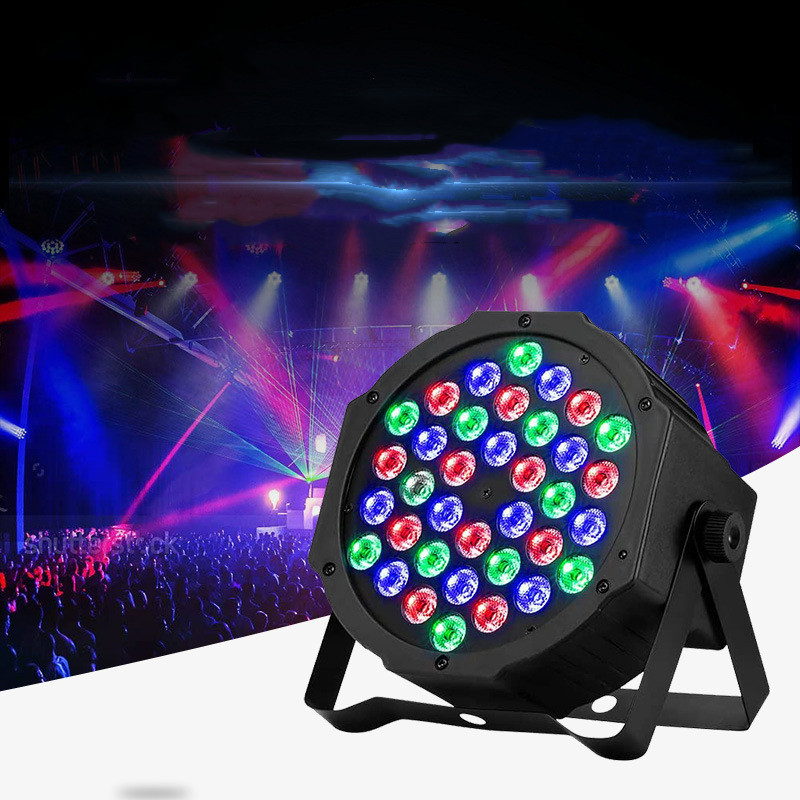 Lampu Sorot Disco 36 LED RGB Plastic Mini Flat Stage Par Light / LED ...