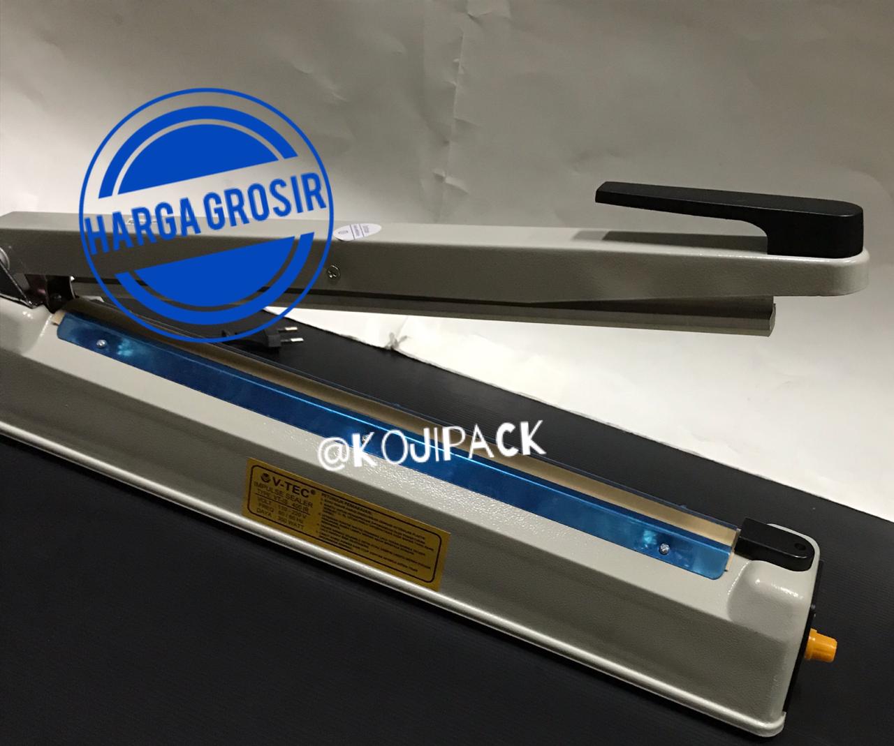 Mesin Seal Plastik 40cm Impulse Sealer Machine V-tec Powerpack Getra ...