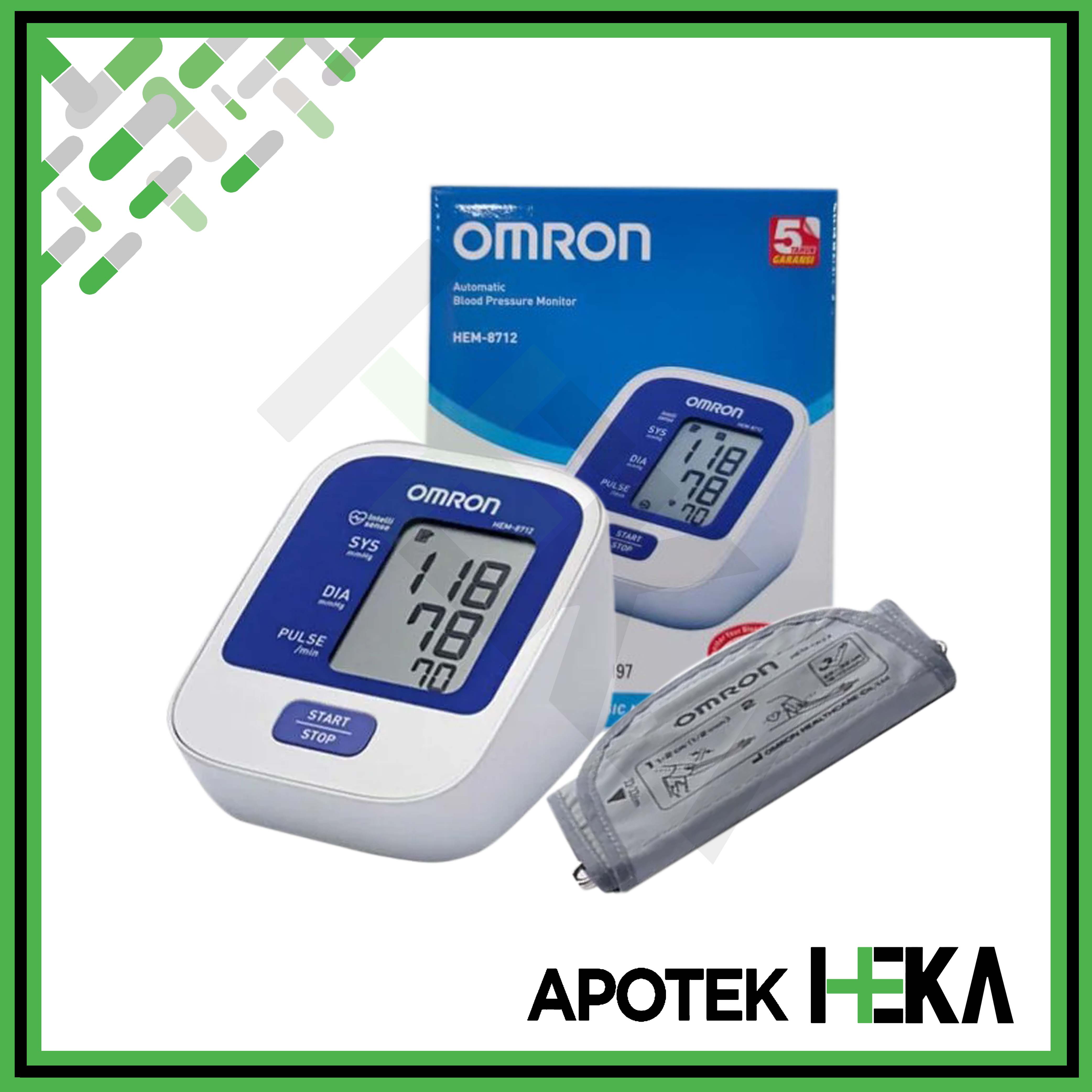 Tensi Digital Omron HEM 8712 - Alat Cek Tekanan Darah Otomatis | Lazada ...
