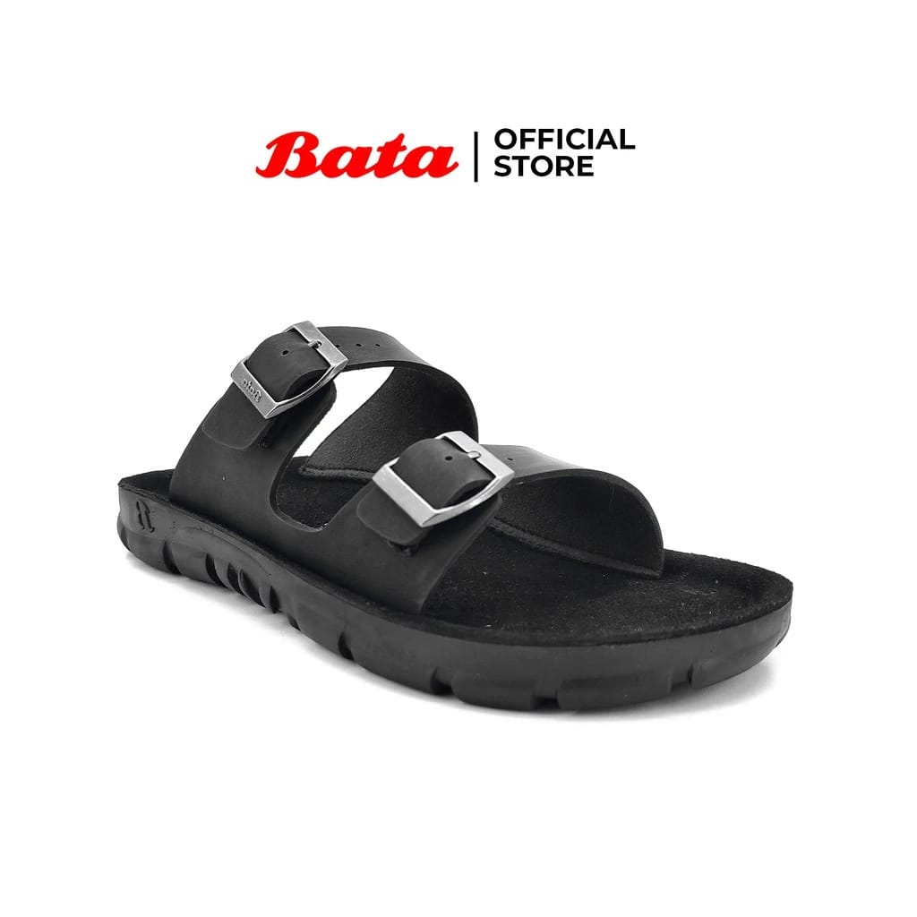 BATA sandal pria energizer full black | Lazada Indonesia