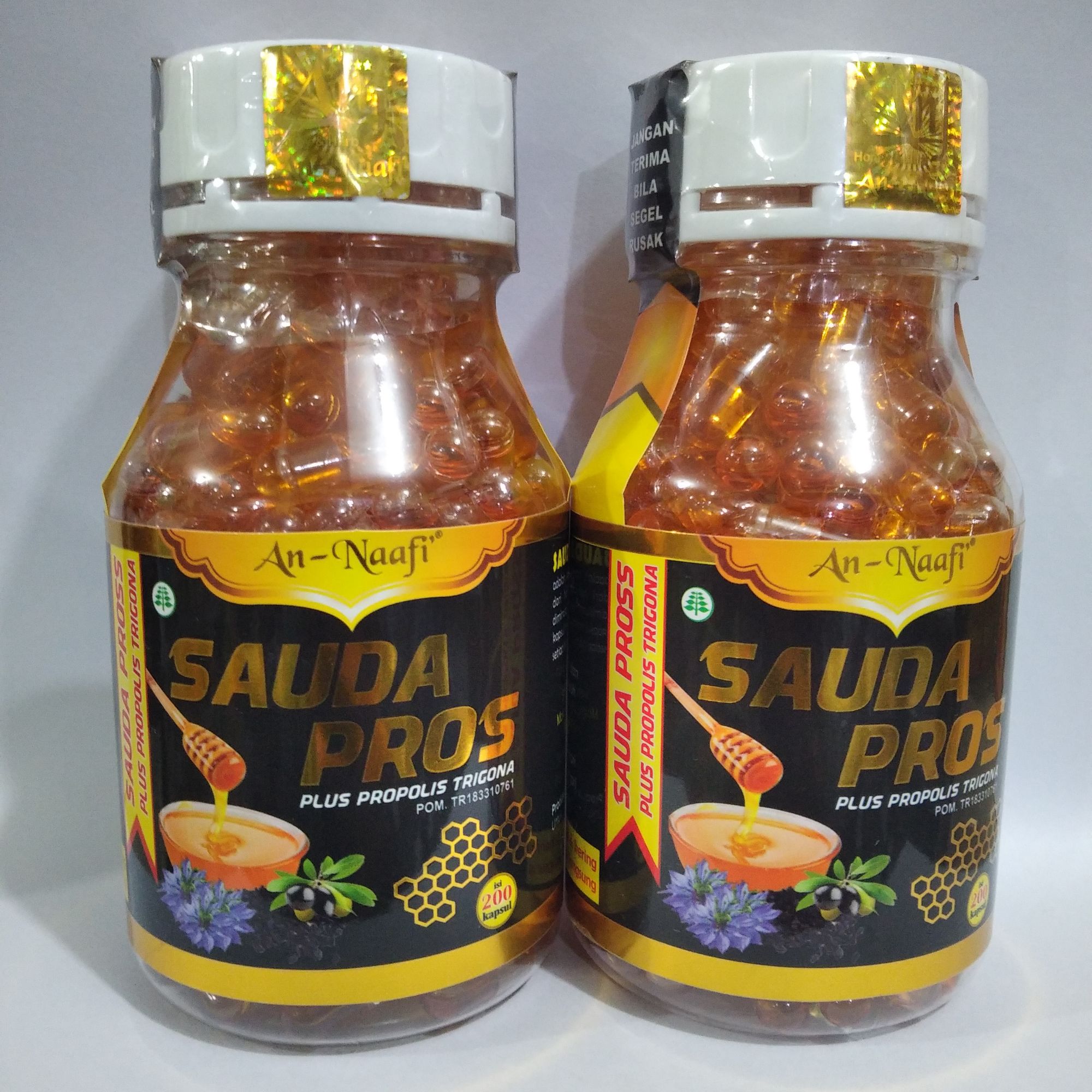 Sauda Pros 200 Kapsul Habbatussauda Extra Propolis Trigona | Lazada ...