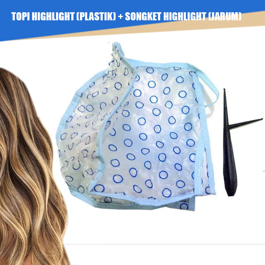 Topi Highlight Rambut Plastik + Songket Highlight | Lazada Indonesia