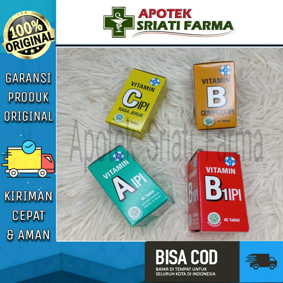 Vitamin IPI All Varian (A, B1, B Complex, C) | Lazada Indonesia