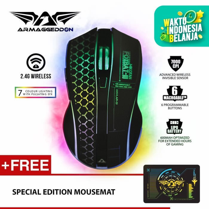 Armaggeddon Mikoyan Foxbat III Kevlar - Wireless Gaming Mouse | Lazada ...