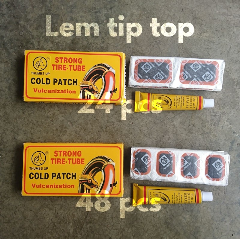 Lem Tip Top Tambal Ban Cold Patch Thumbs Up | Lazada Indonesia