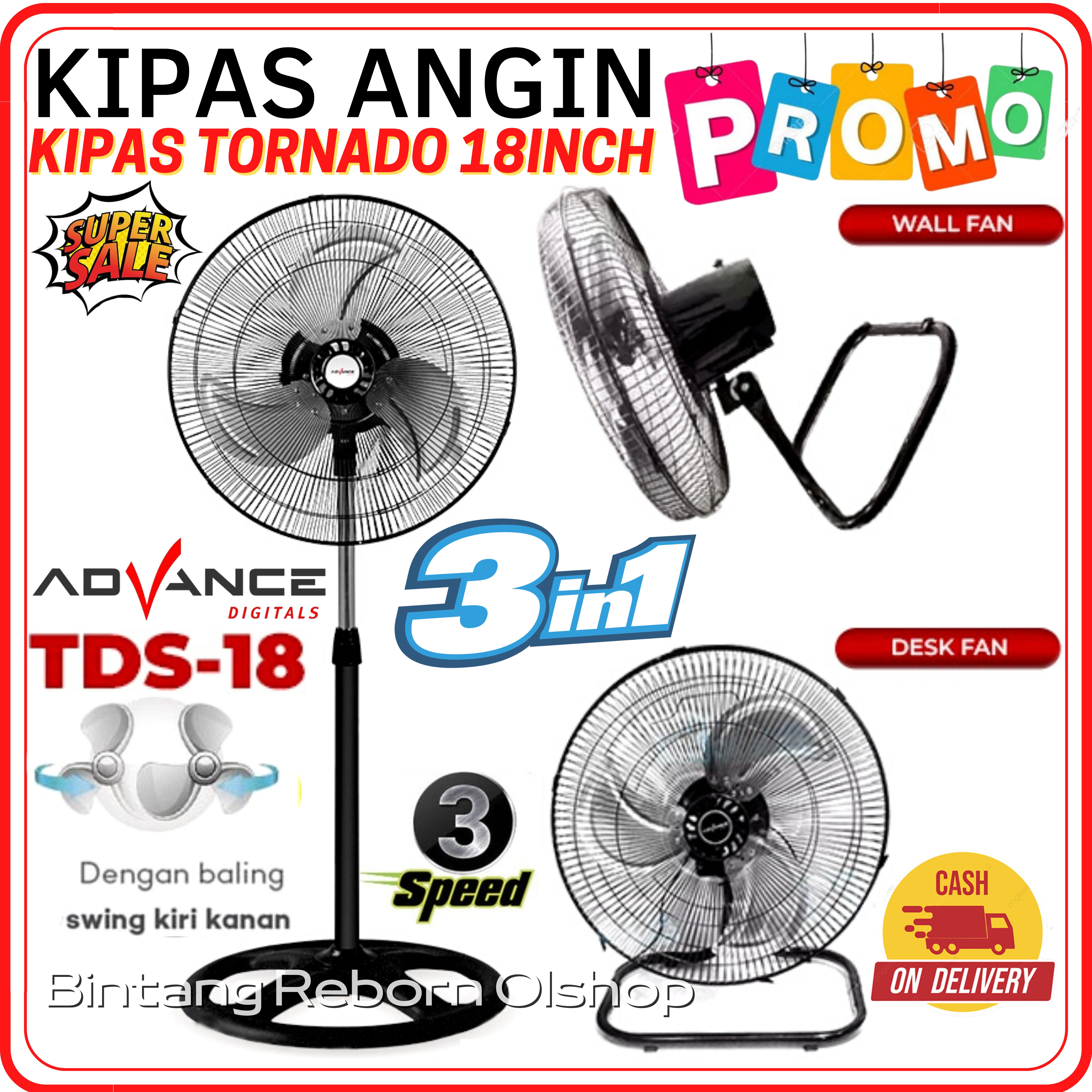 Advance Digital TDS - 18x Kipas Angin 3in1 Multifungsi 18" - KIPAS ...