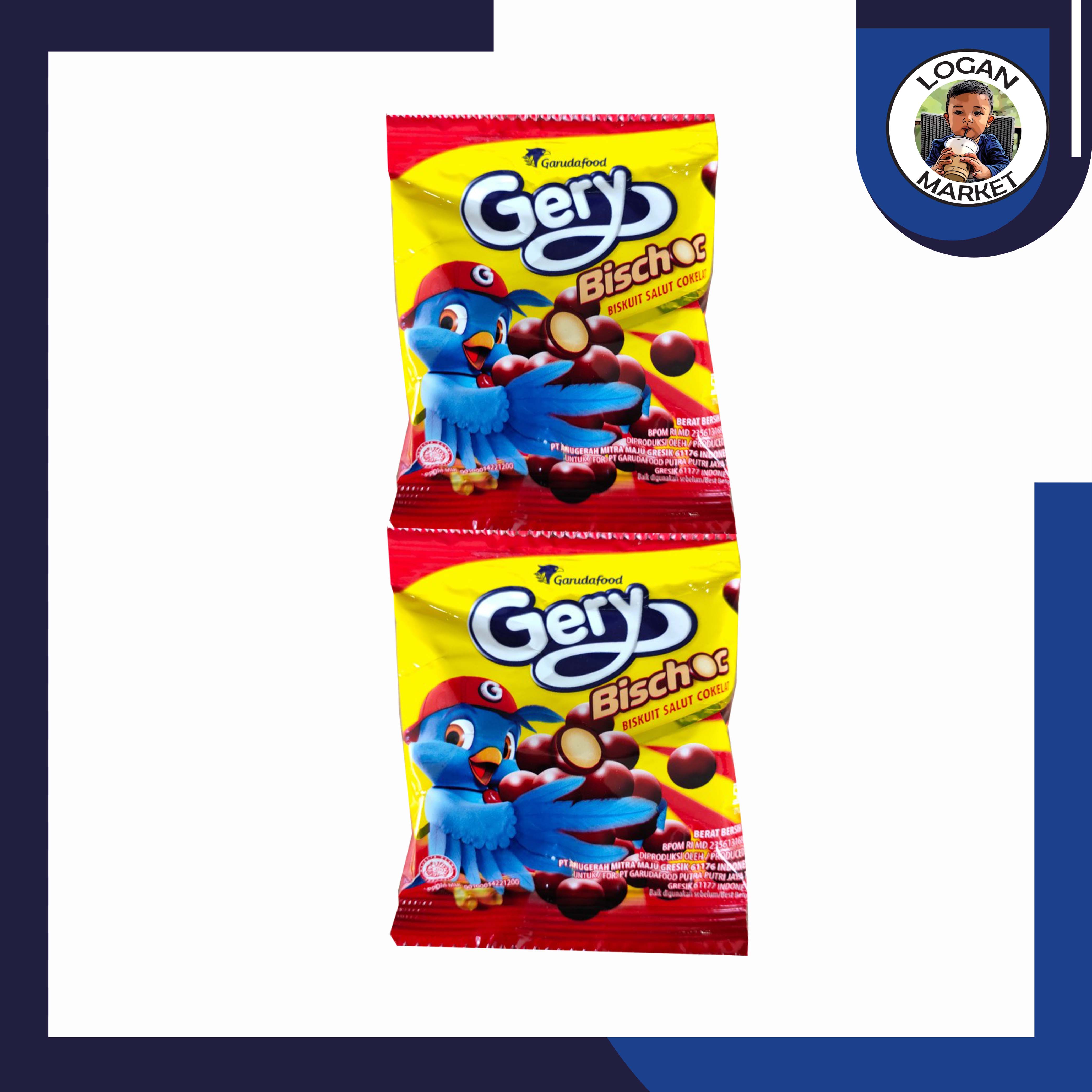 Gery Bischoc Biskuit Salut Coklat 6gram 6 gram 10Pcs 10 Pcs Sachet ...