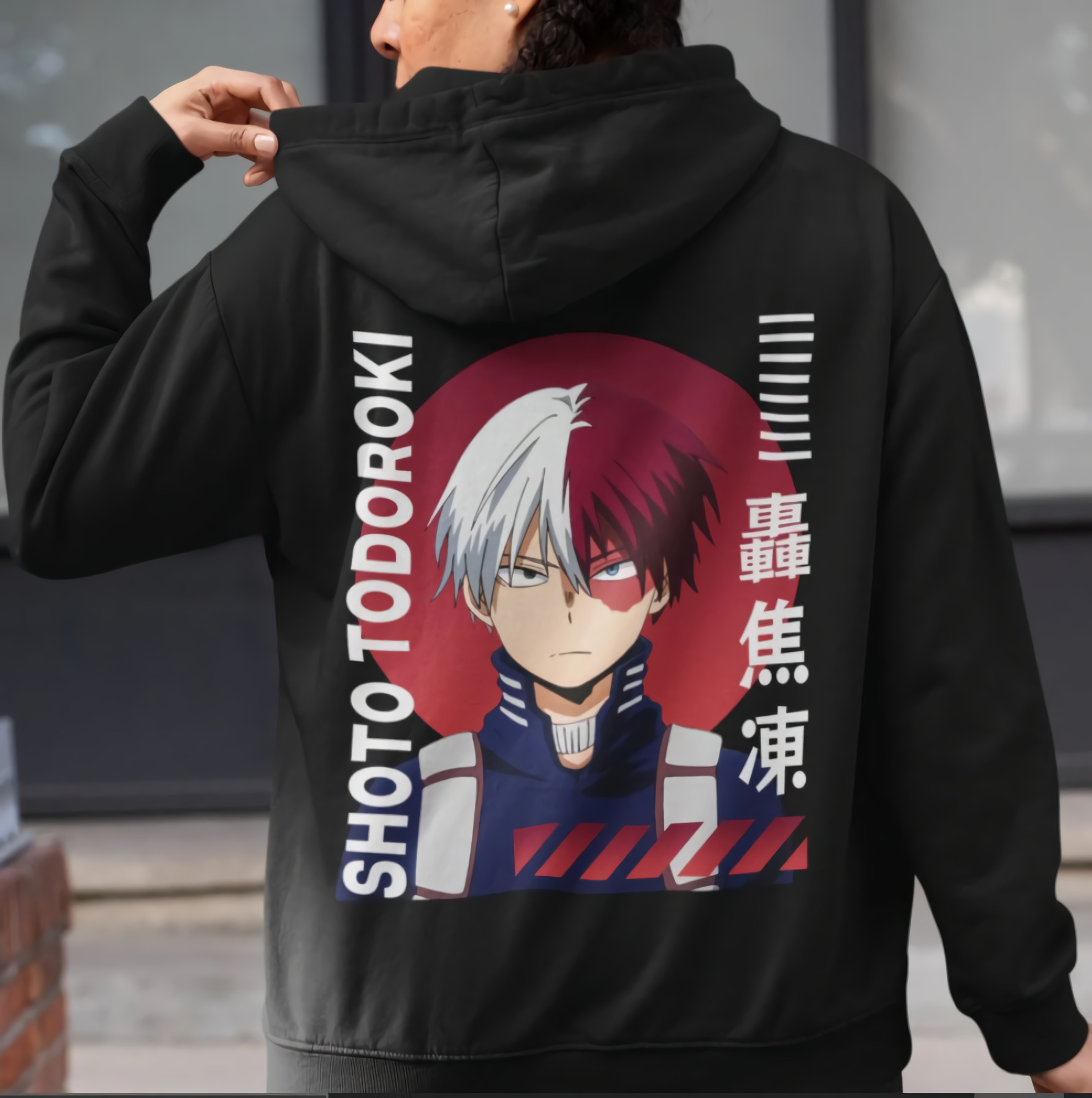 Hoodie Todoroki Shoto Ultimate Anime Manga Boku No Hero Academia BNHA ...