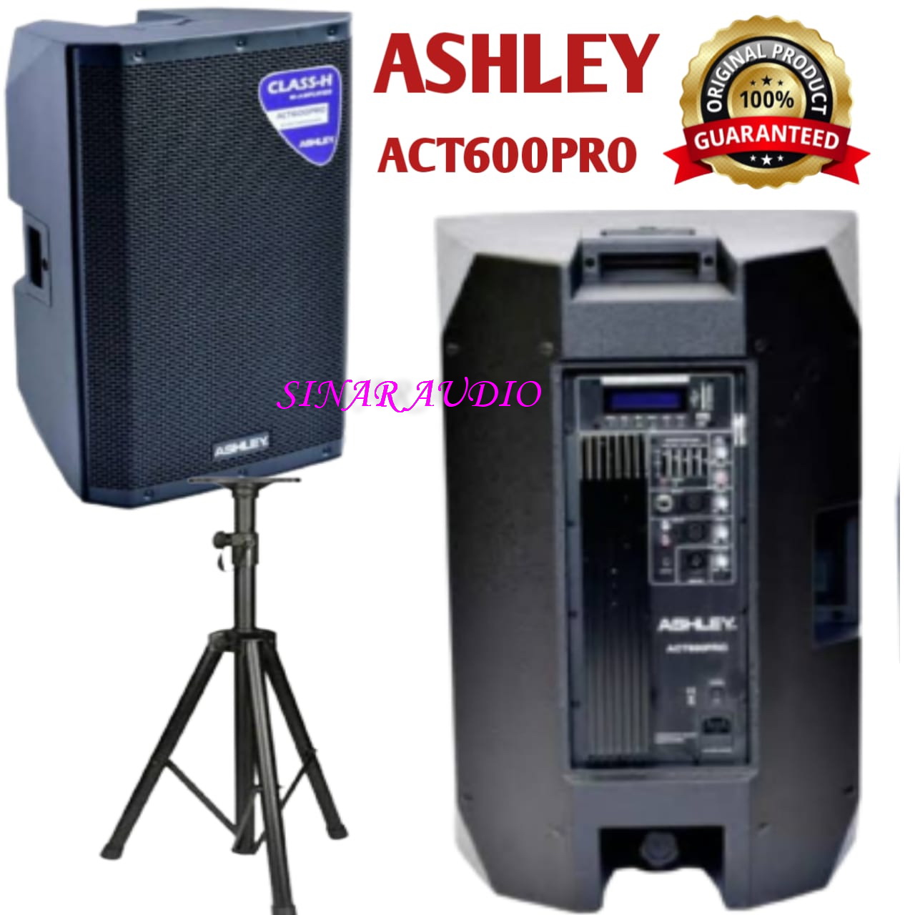 Speaker Aktif Ashley ACT600PRO Original 15 inch | Lazada Indonesia
