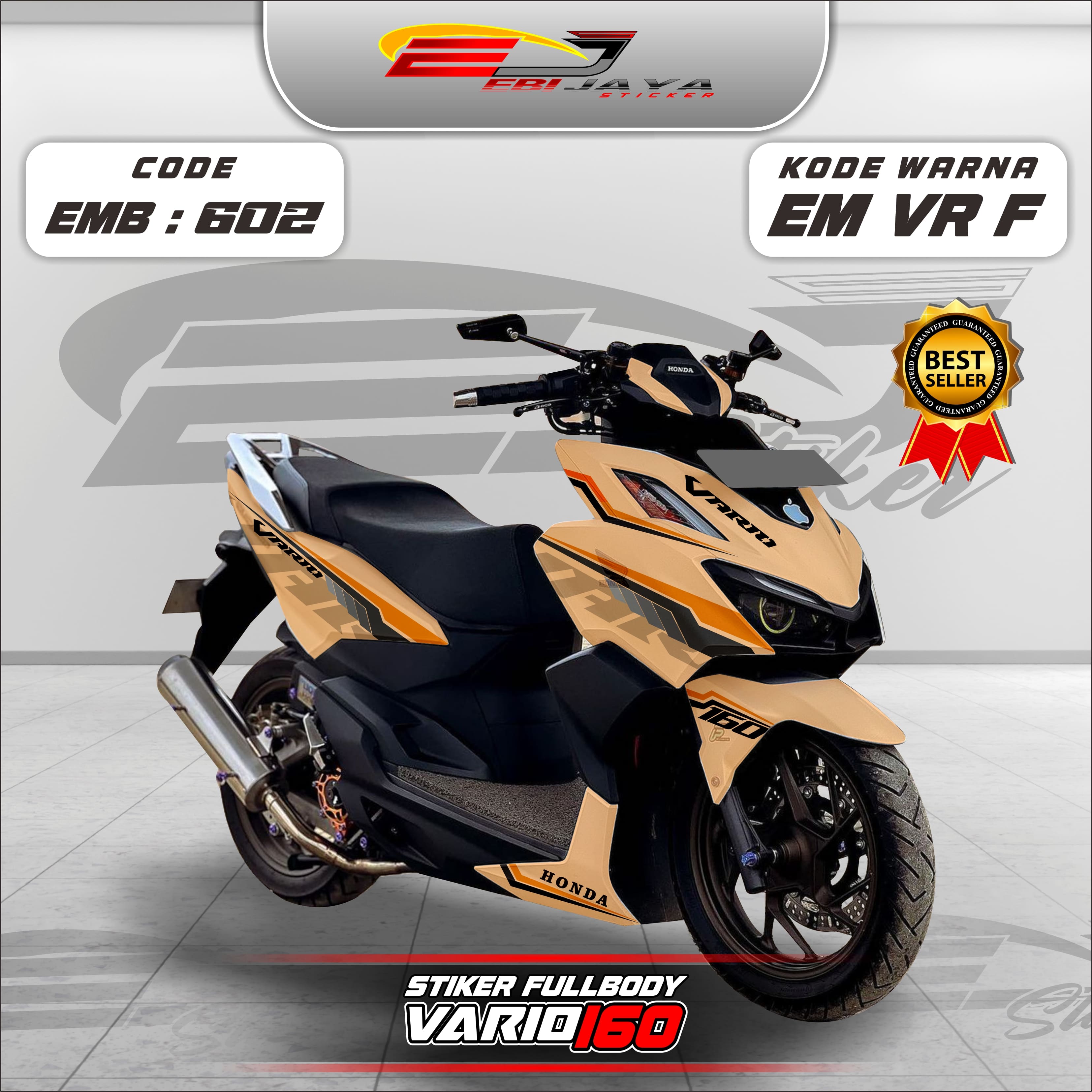 STIKER VARIASI HONDA VARIO 160 VARIASI FULL BODY UPDATE-STIKER UPDATE ...