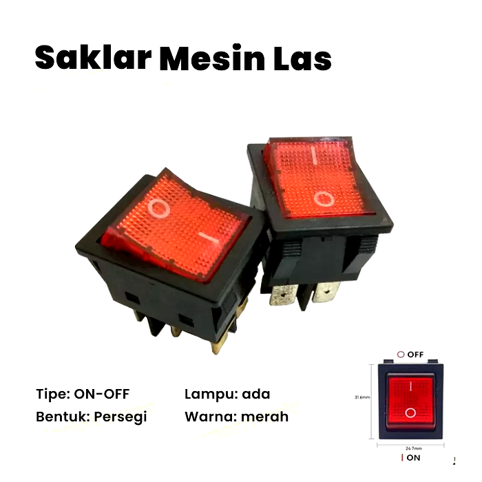 Rhino Saklar Mesin Las / Switch On Off Travo Las 120A - 160 A | Lazada ...