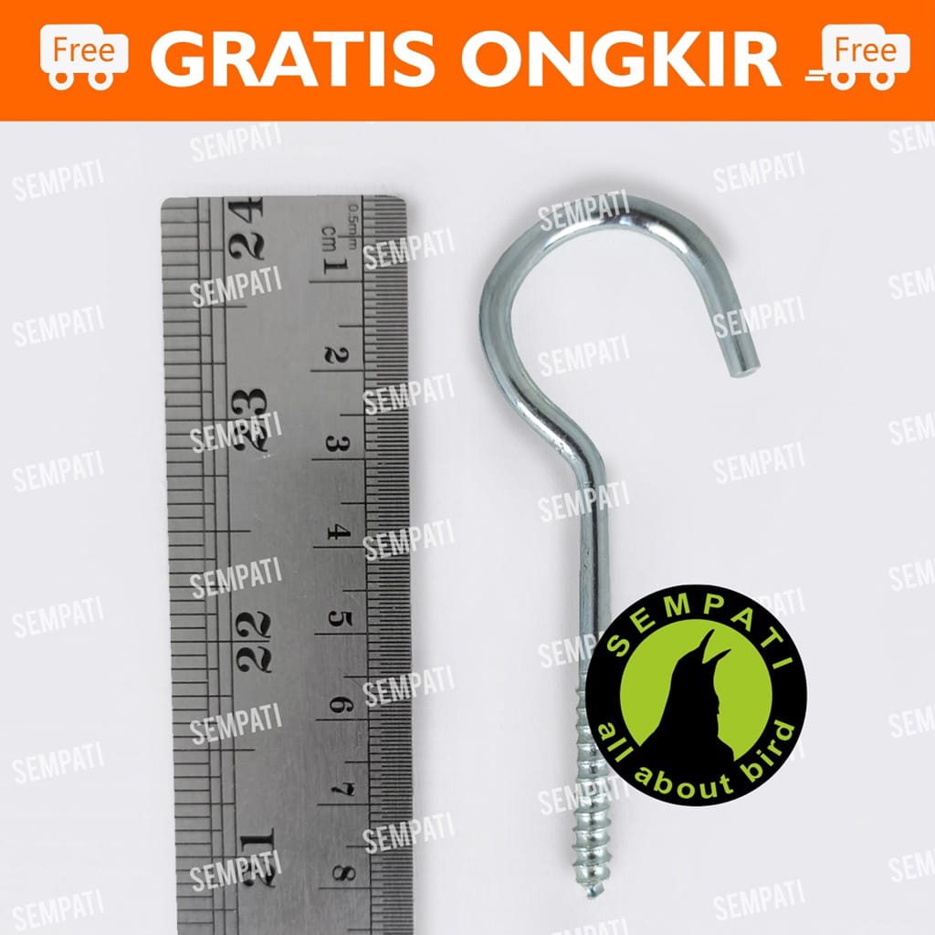 GANTUNGAN BESI ULIR TEMPEL ATAP PLAFON DINDING DIOR SEKRUP KAPSTOK ...