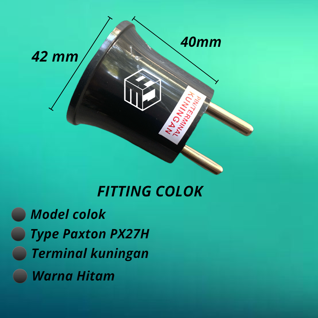 Fitting colok lampu terminal kuningan paxton SNI | Lazada Indonesia