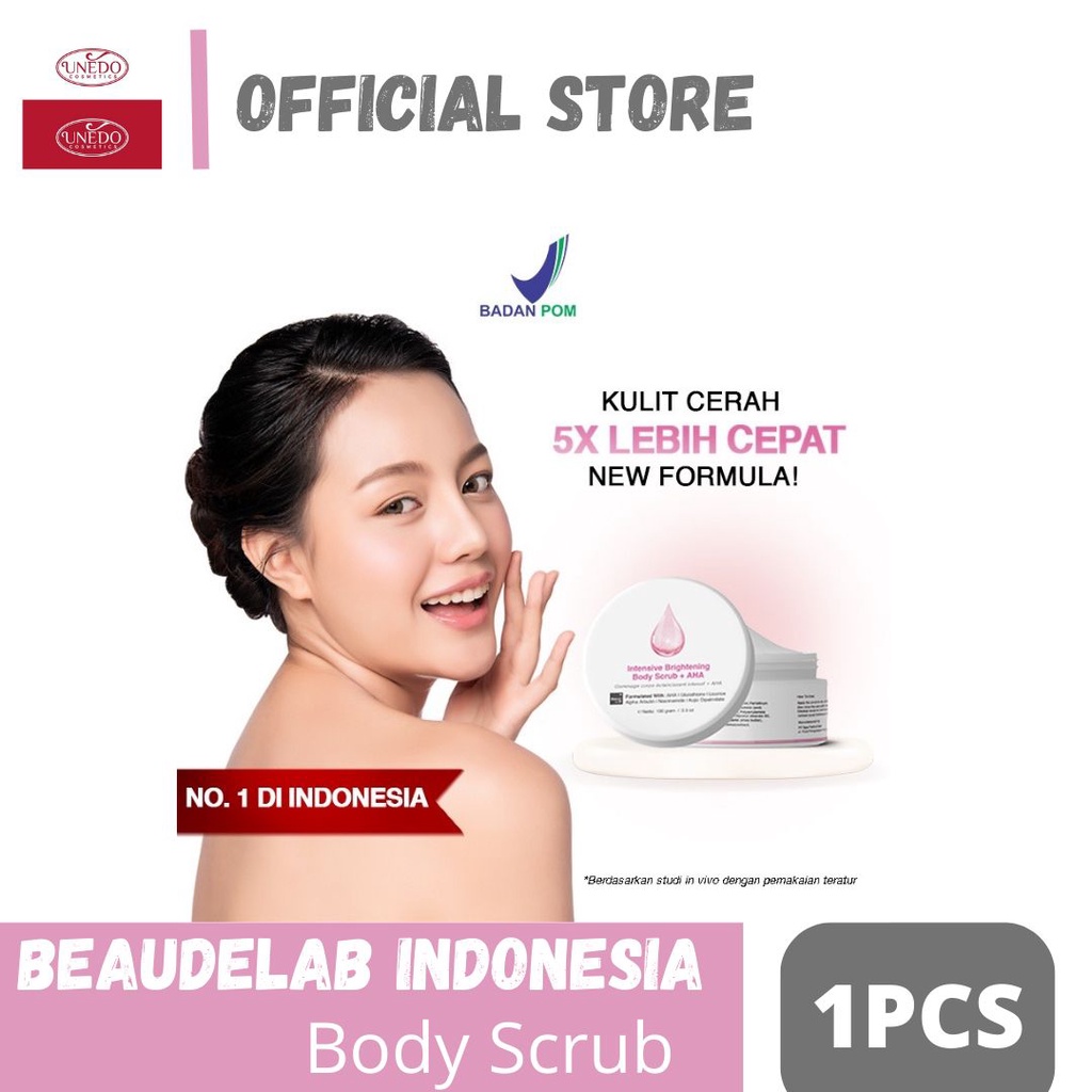 Beaudelab Intensie Brightening Body Scrub + AHA Pemuti Kuli | Lazada ...