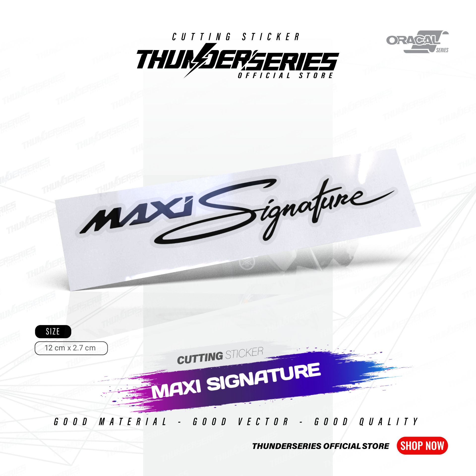 Sticker NMax Maxi Signature | Cutting Sticker Maxi Signature | Lazada ...