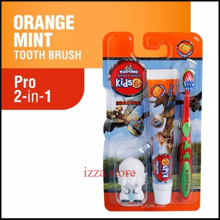 KODOMO SIKAT GIGI DAN PASTA GIGI 2 IN 1 PRO KIDS 1 / PRO KIDS 2 | Lazada Indonesia