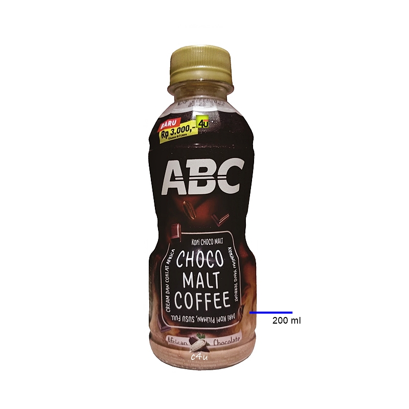 ABC - CHOCO MALT COFFEE Drink [200ml] Botol RTD | Lazada Indonesia