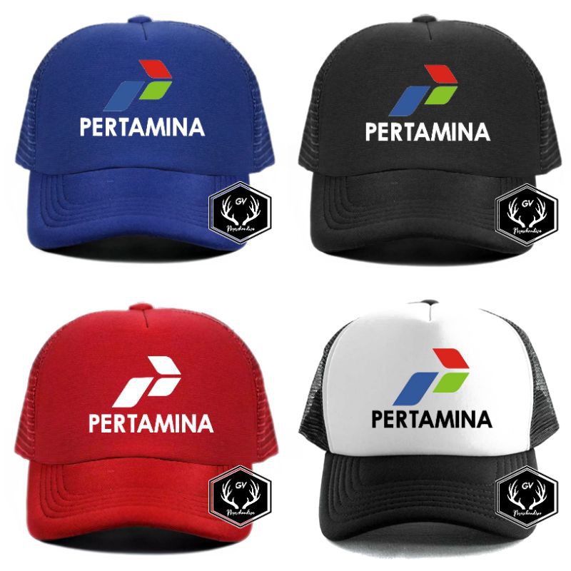Topi Pertamina - Topi Trucker Pertamina | Lazada Indonesia