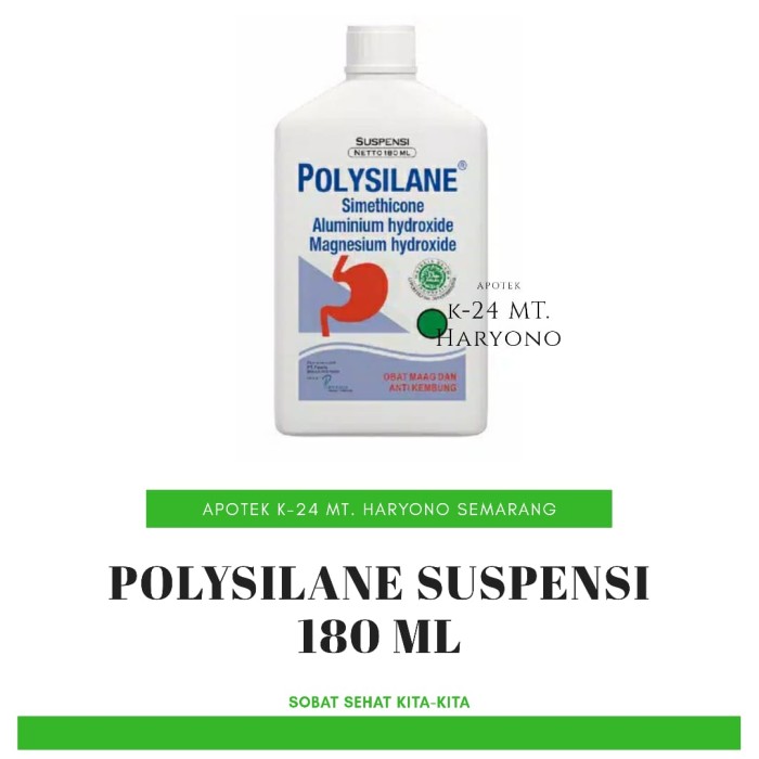 Polysilane Sirup 180 ml - Suspensi Obat Maag | Lazada Indonesia