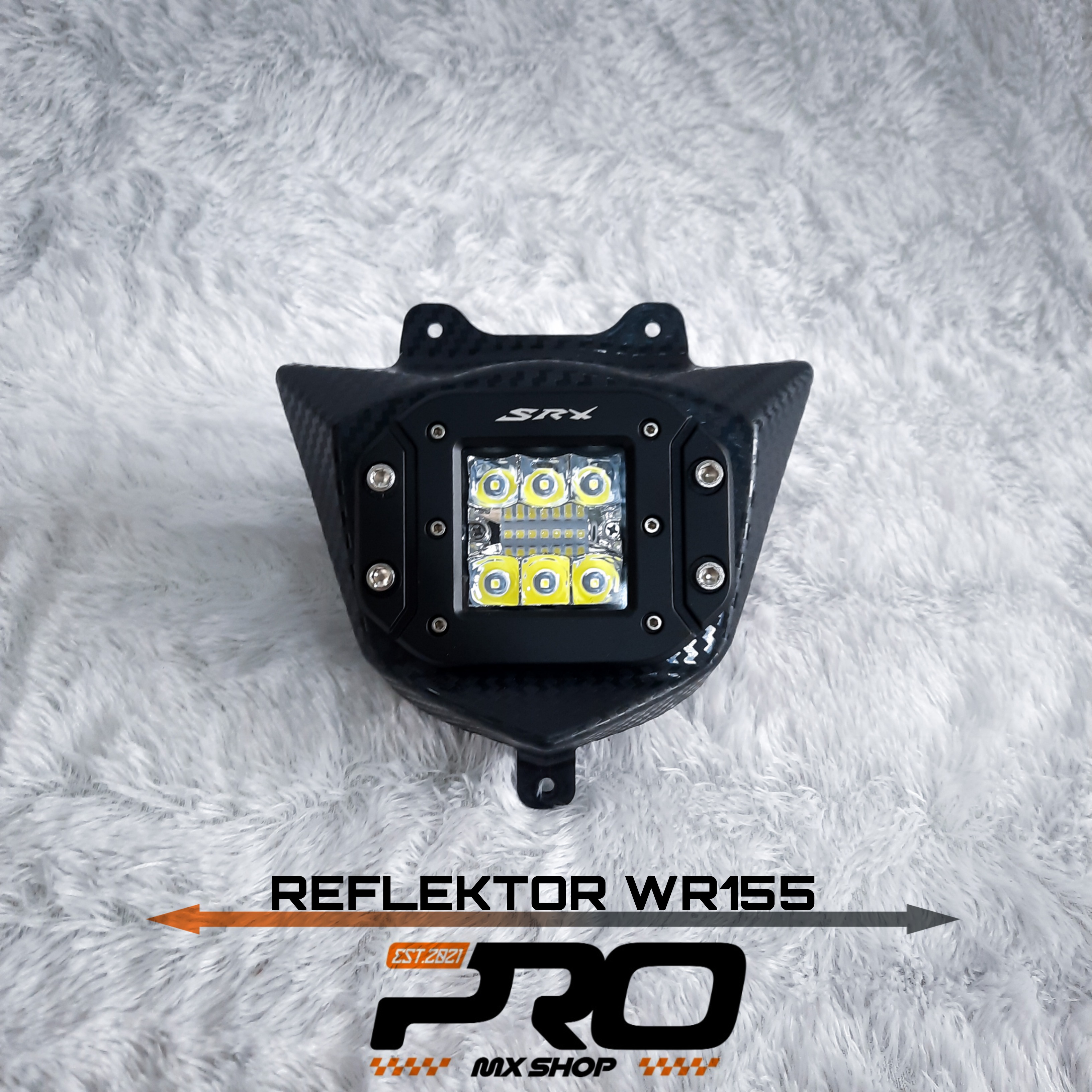 REFLEKTOR WR 155 LAMPU LED HEADLAMP YAMAHA WR155 REPLEKTOR SRX LED ...