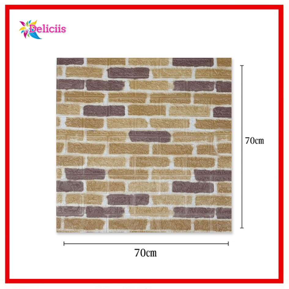 Wallpaper 3D 70x73cm Motif Corak Batu Alam | Lazada Indonesia