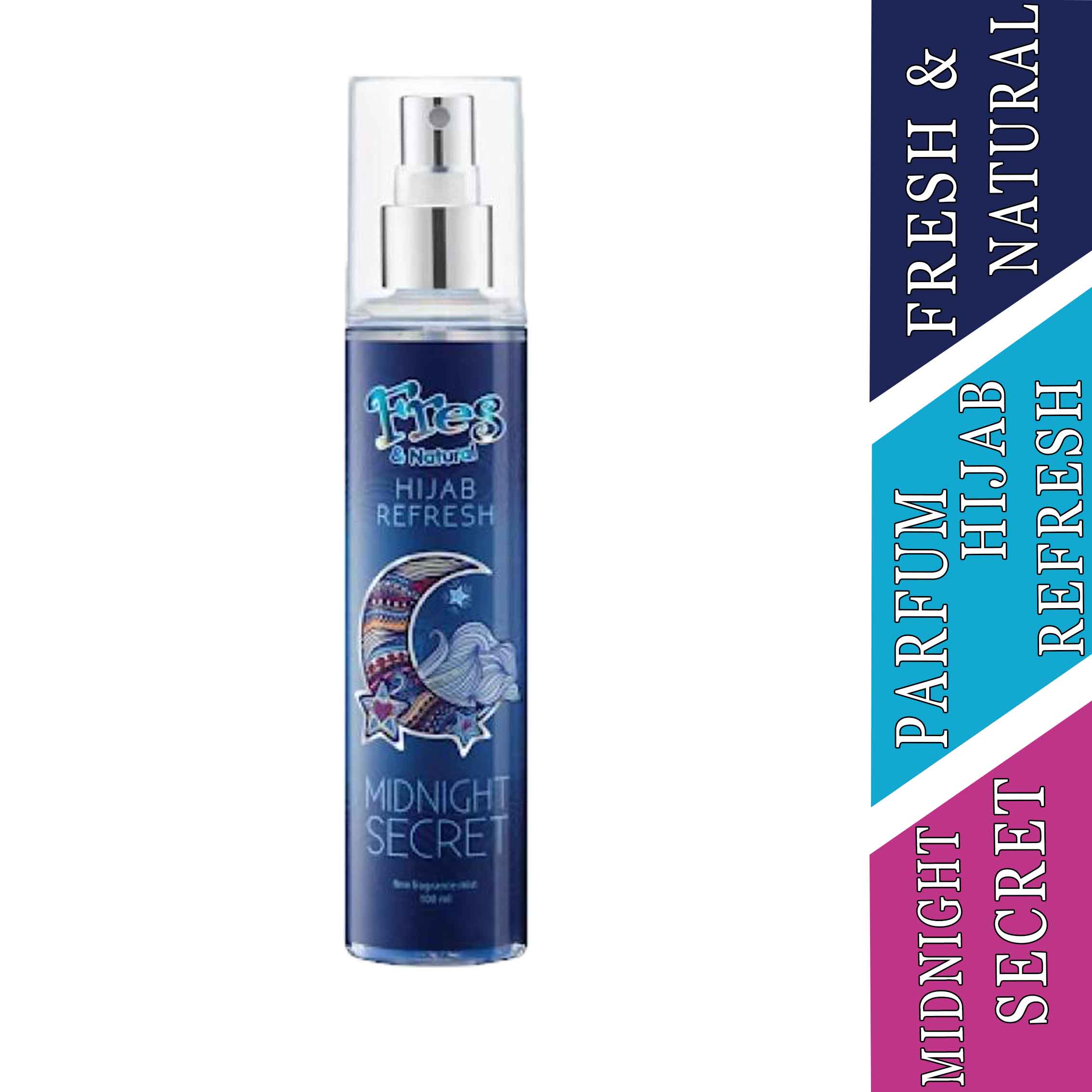 Midnight Secret-Parfum Fresh Naturals Hijab Refresh-Minyak Wangi-100ml ...