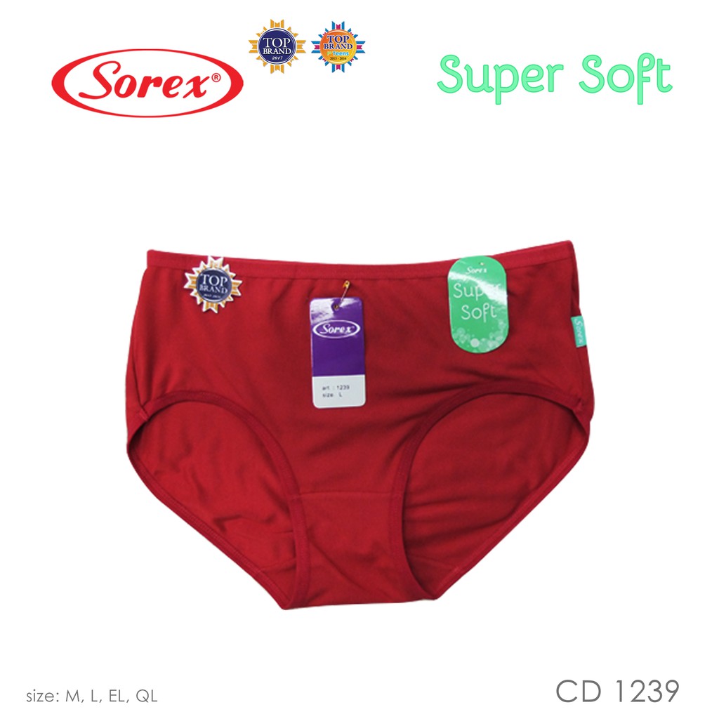 CD Sorex Wanita 12 Pcs Dewasa Lusinan Super Soft 1239 Midi Celana Dalam Cewek 1 Lusin Sexy ...