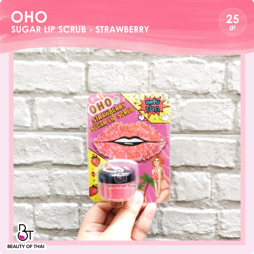 OHO sugar lip scrub | Perawatan Bibir | Lazada Indonesia