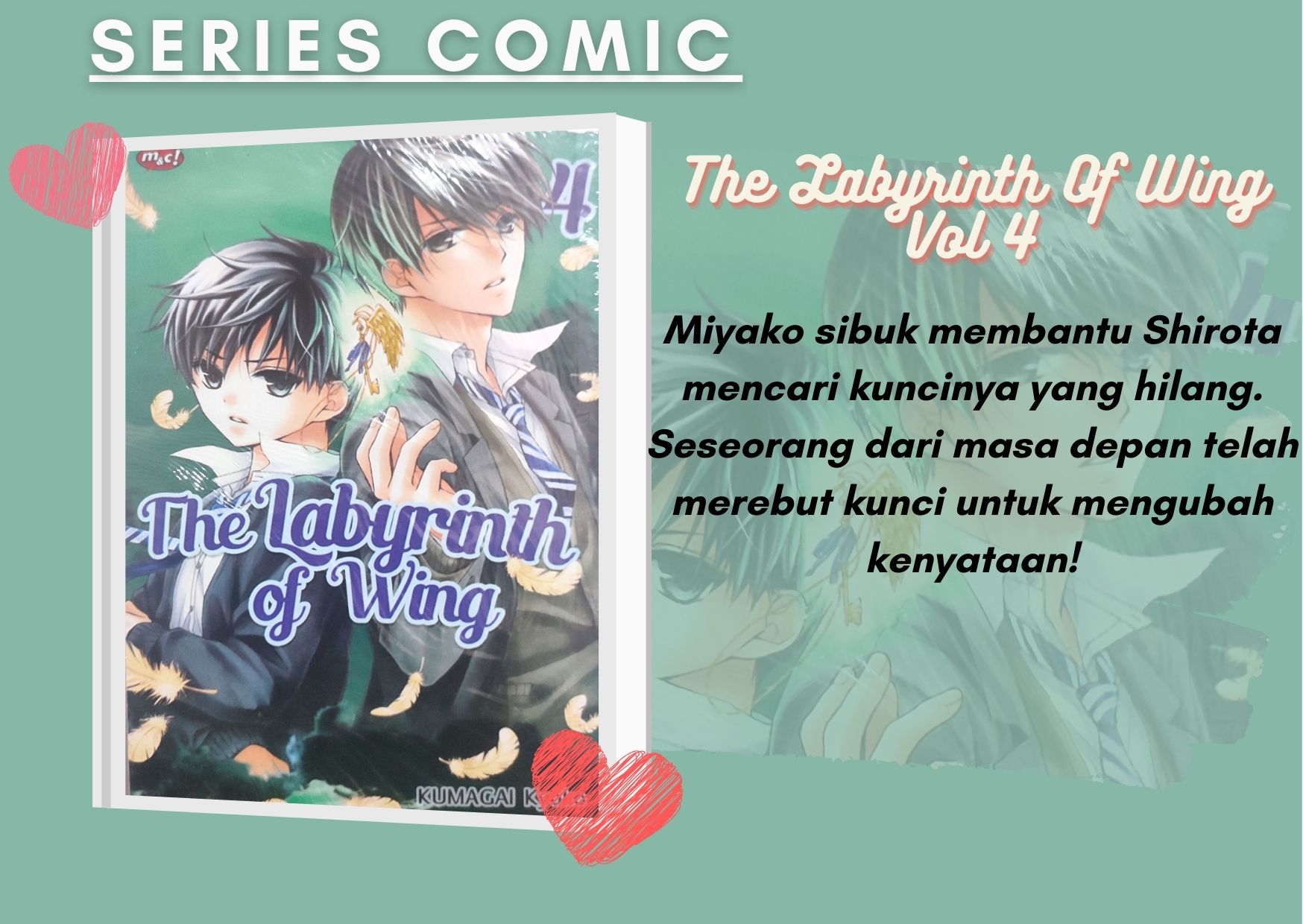 M&C Komik Seri The Labyrinth Of Wing By Kumagai Kyoko | Lazada Indonesia
