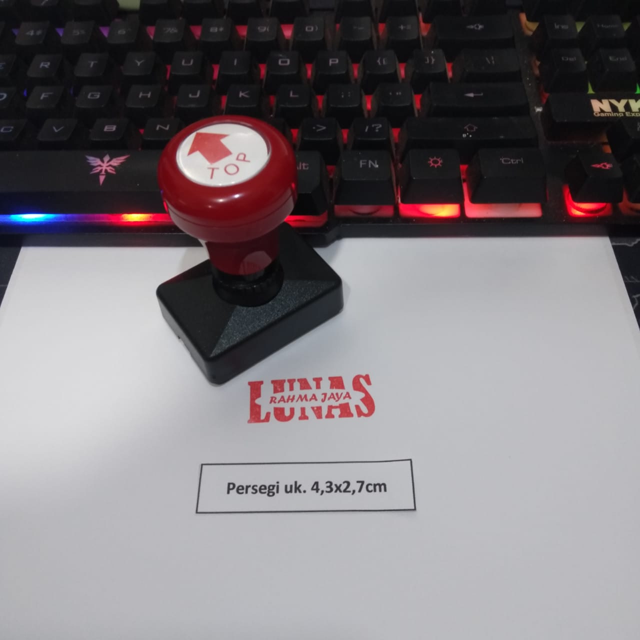 STEMPEL NAMA / No HP/WA Ukuran 4.3x2.7 cm I STEMPLE LOGO I STAMPEL ...