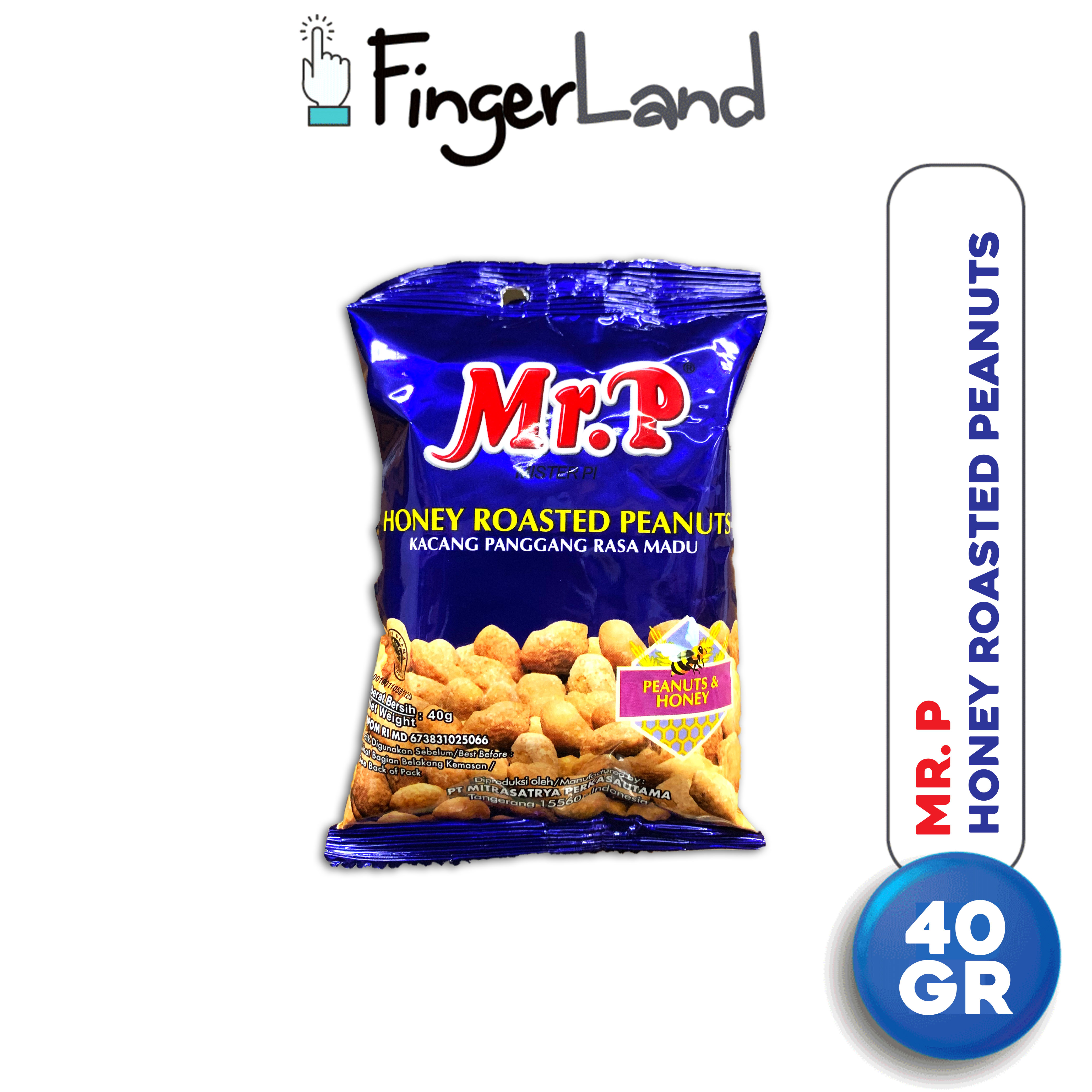 MR.P Honey Roasted Peanuts 40 Gr Kacang Rasa Madu | Lazada Indonesia