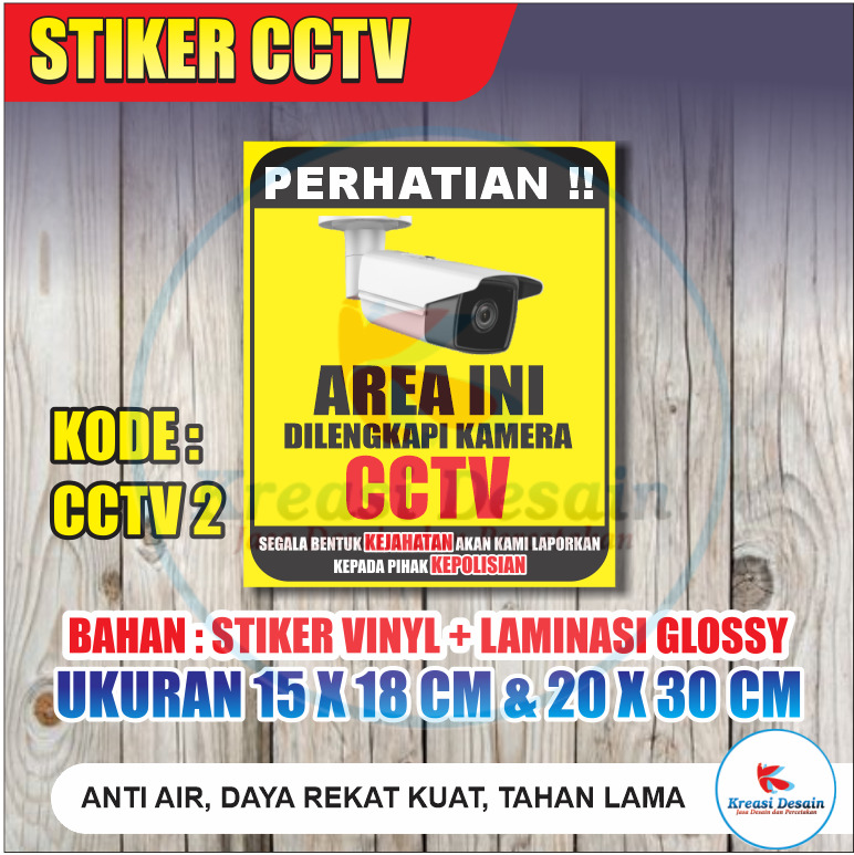 stiker cctv / stiker cctv 24 jam | Lazada Indonesia