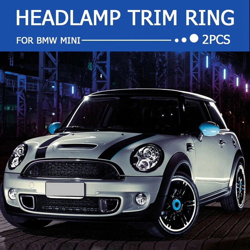 Front Chrome Headlight Trim Ring for BMW Mini Cooper R56 R55 R57 R58 ...
