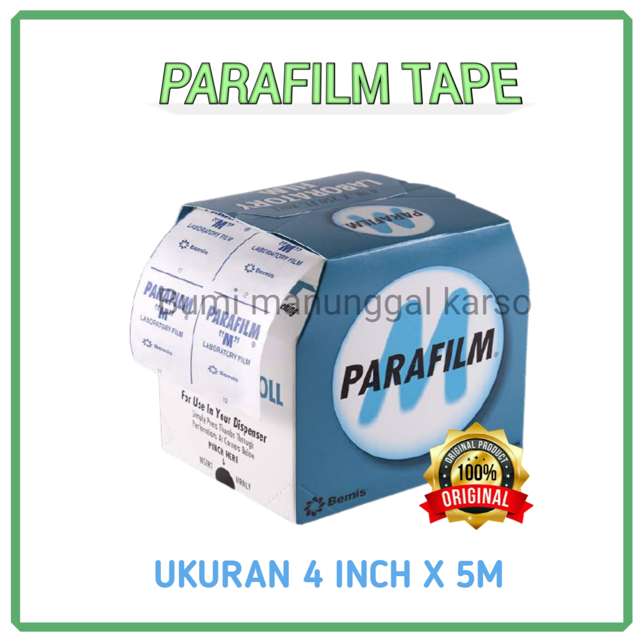 Parafilm tape 1roll 4inch x 5meter | Lazada Indonesia