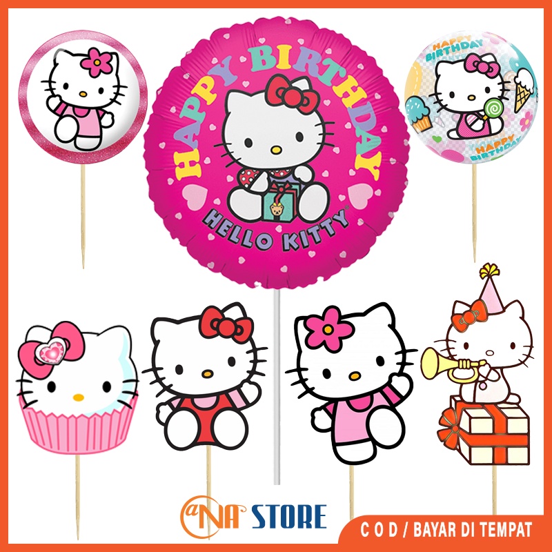 Topper Cake Karakter Happy Birthday Hiasan Karakter Kue Ulang Tahun ...