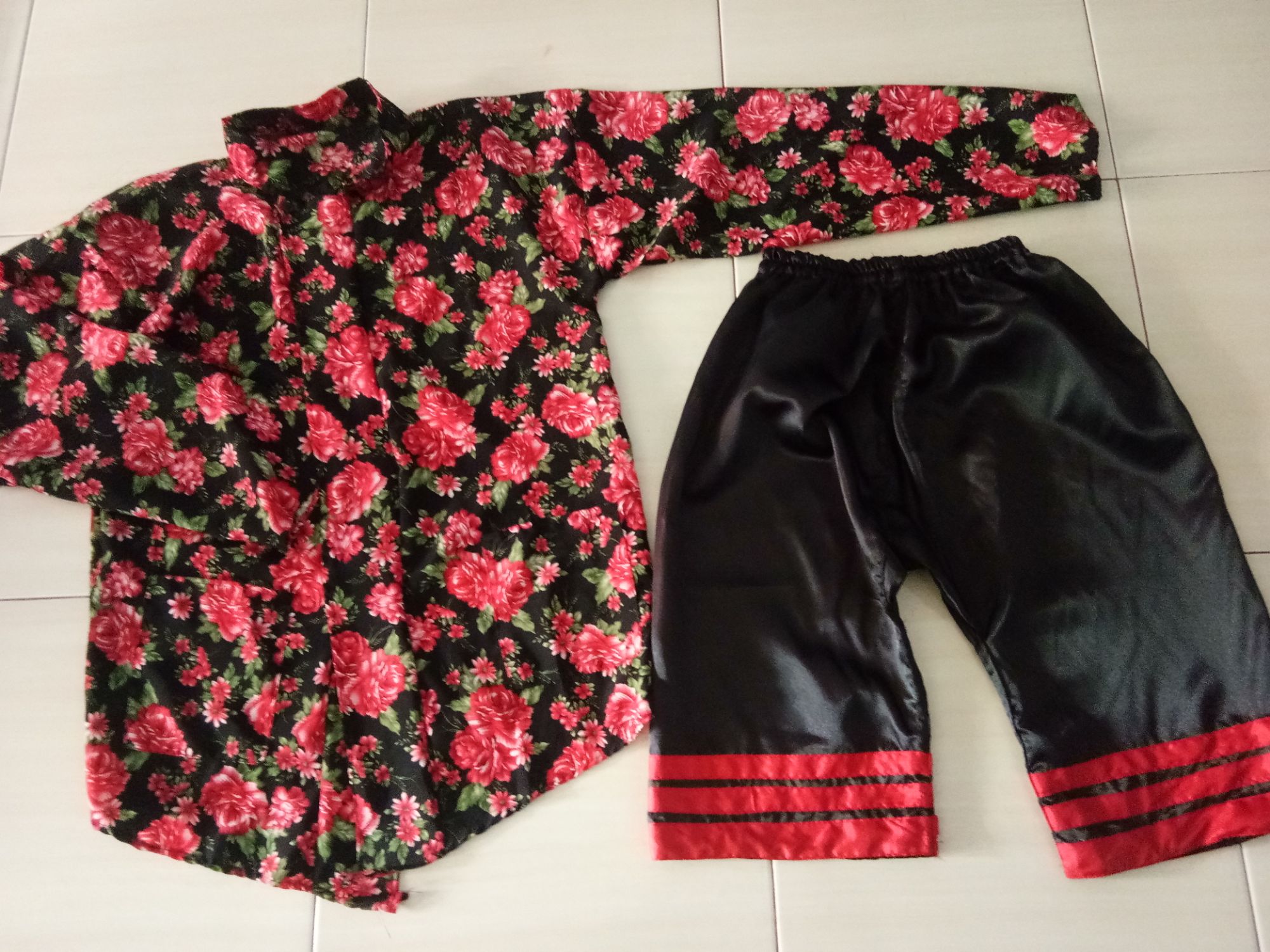 baju jaranan surjan motif bunga | Lazada Indonesia