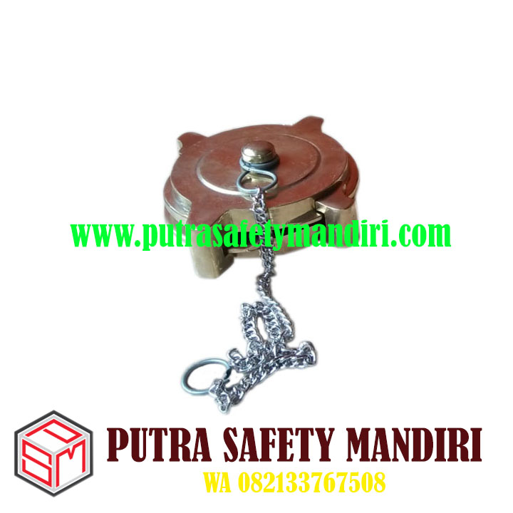 FIRE BLANK CAP KUNINGAN VDH TUTUP DOP HYDRANT PILLAR SIZE 2,5 INCH ...