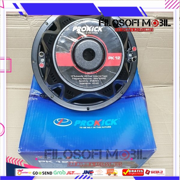 SUBWOOFER PROKICK PK 12 X - PRO KICK PK 12X - PK12X - DOUBLE COIL ...