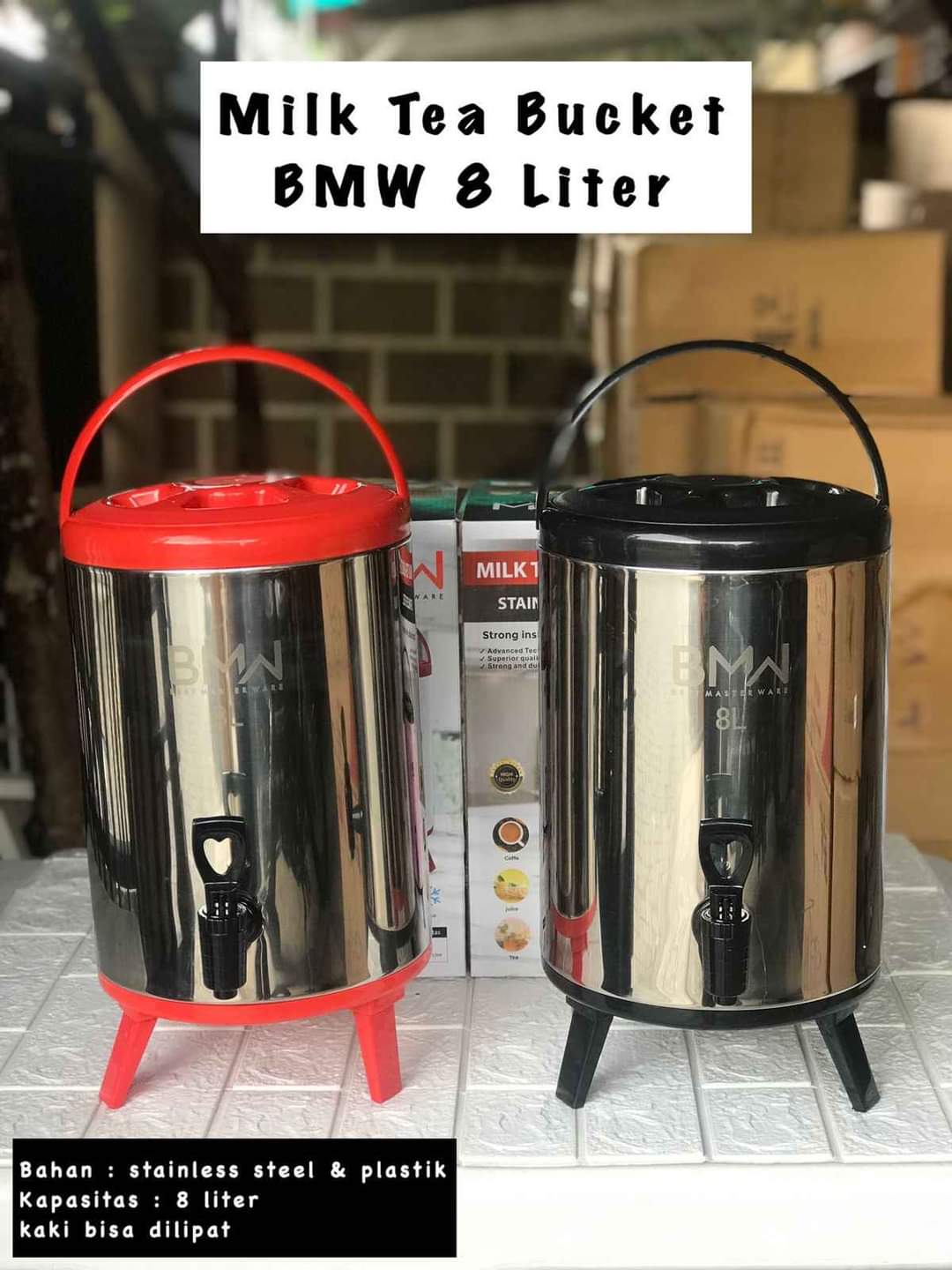 MILK TEA BUCKET 8 LITER | Lazada Indonesia MILK TEA BUCKET 8 LITER | Lazada Indonesia