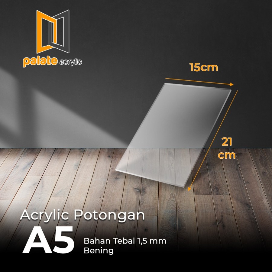 Papan Akrilik Ukuran A5 Tebal 1,5 mm Bening / Akrilik Lembaran Acrylic Bening Murah | Lazada ...