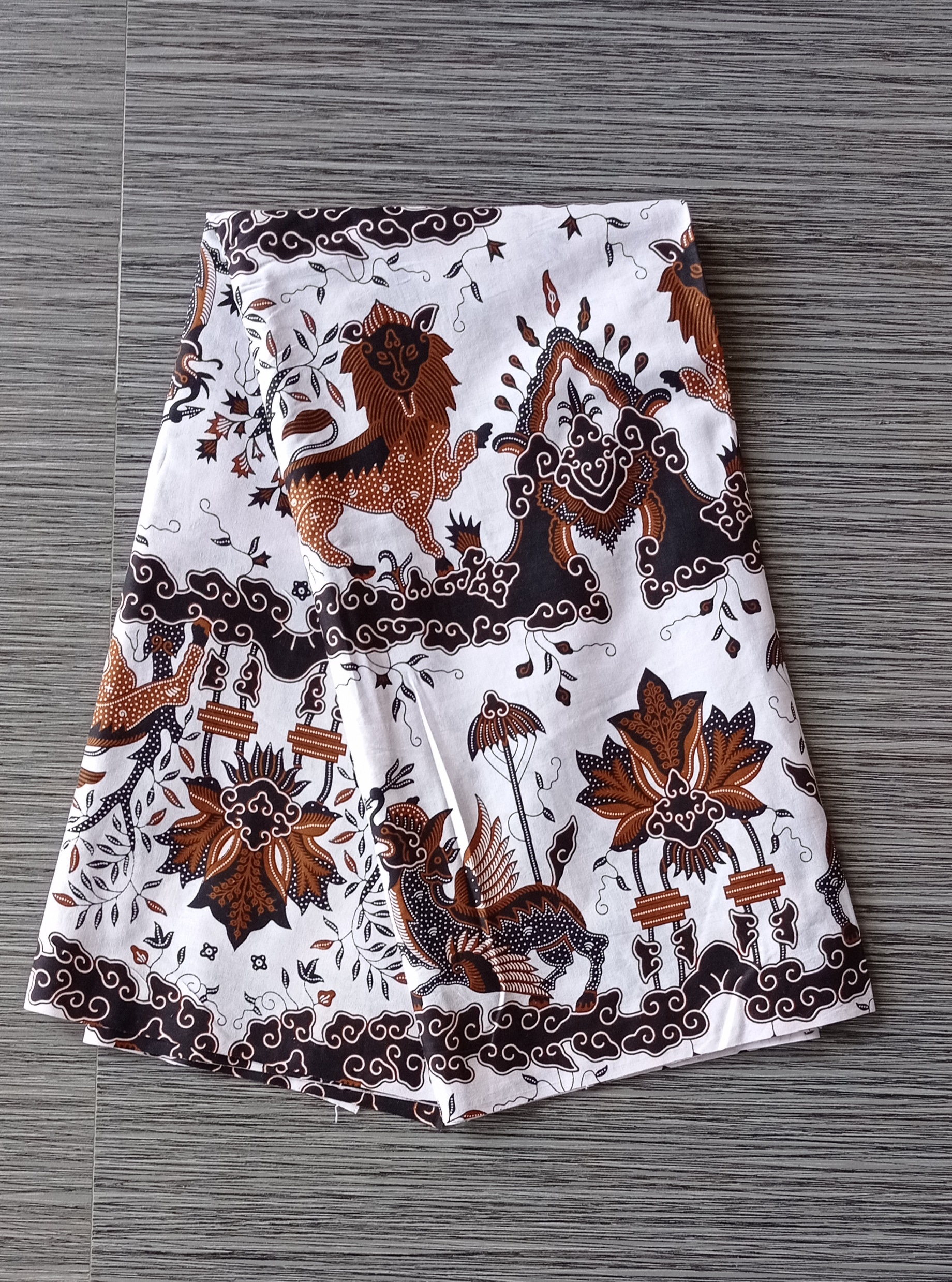 Kain batik printing motif singa / kain batik printing Pekalongan/bahan ...